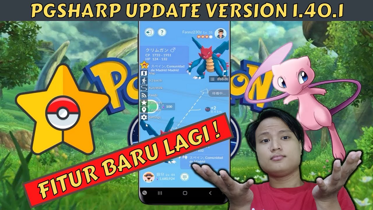 POKEMON GO | PGSHARP UPDATE VERSION 1.40.1 🔥 Review Fitur Baru Yang ...