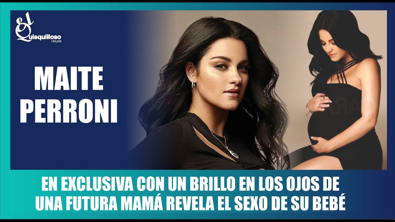 Maite Perroni posa embarazada por primera vez y revela el sexo de su ...