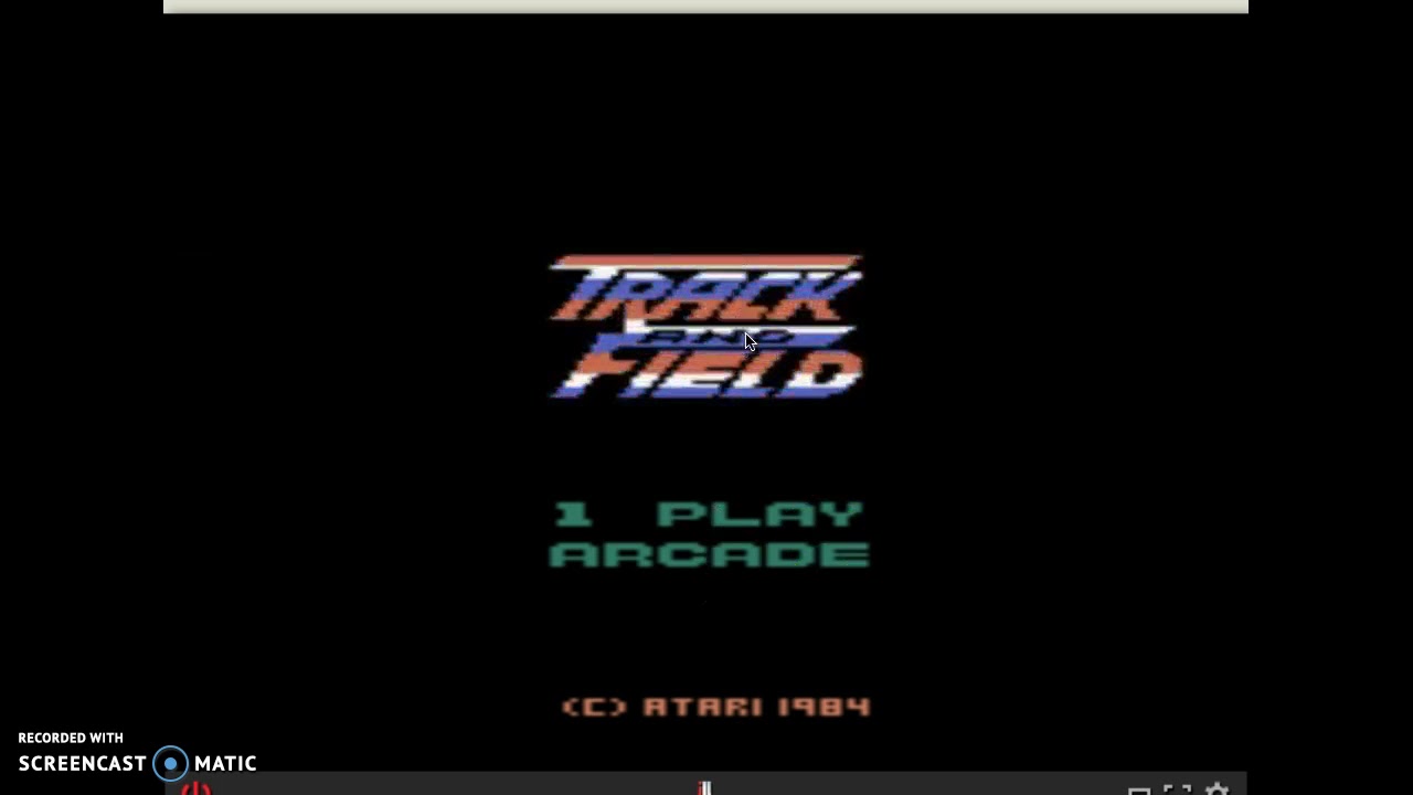 Atari 2600 Let's Play- Track and Field - YouTube