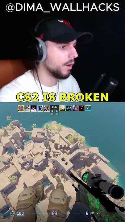 CS2 is broken 💀☠ #dima_wallhacks #csgo #cs2 #counterstrike #gaming #europe #twitch #shorts - YouTube