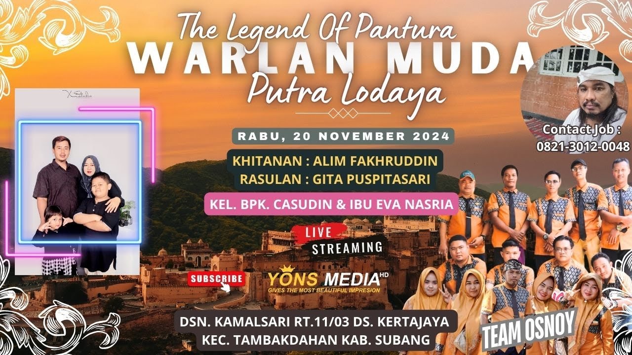 🔴 LIVE. WARLAN MUDA | THE LEGEND OF DANGDUT PANTURA | TAMBAKDAHAN ...