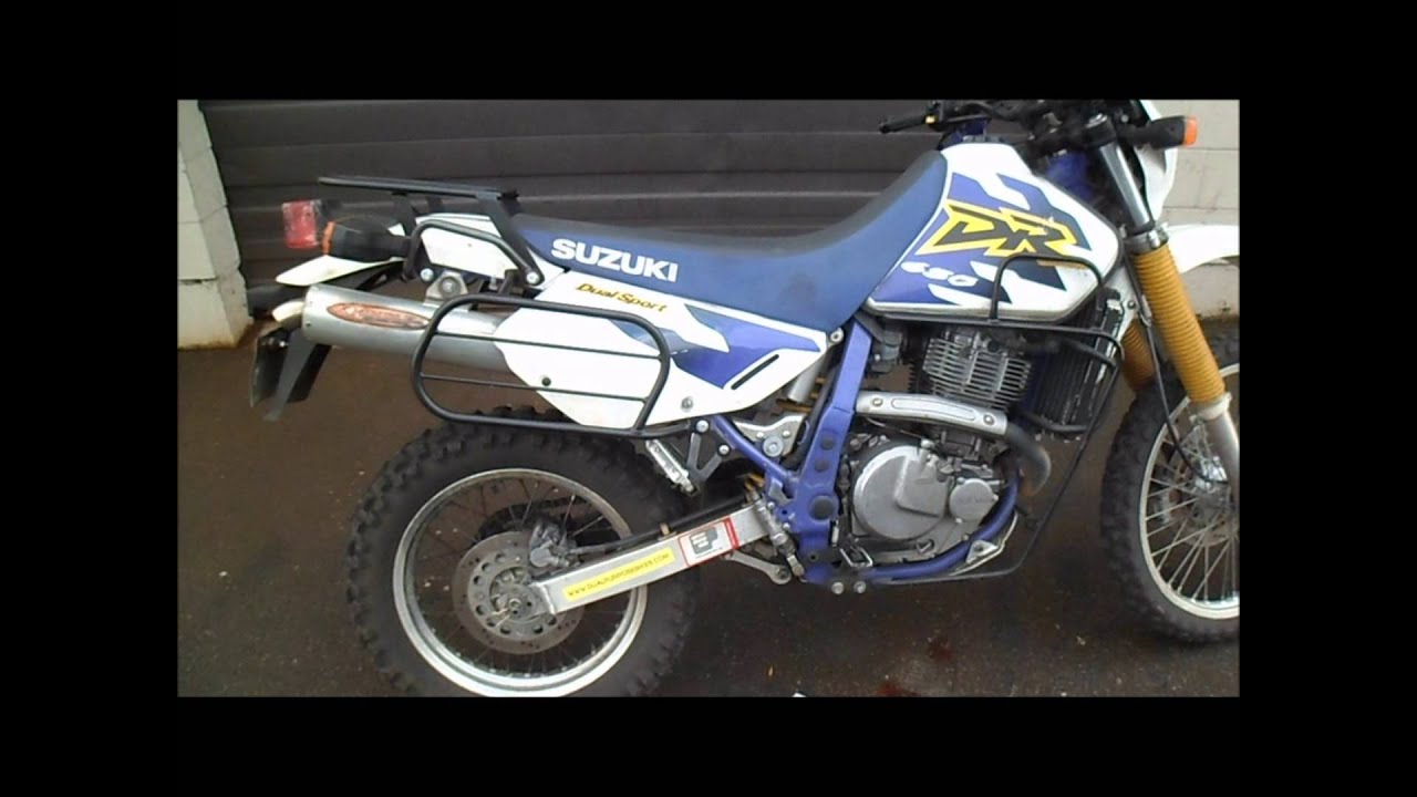 Suzuki dr 650 racks - YouTube
