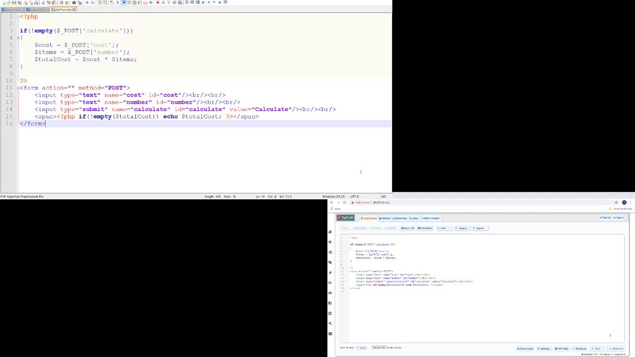 Php Form Processing Youtube