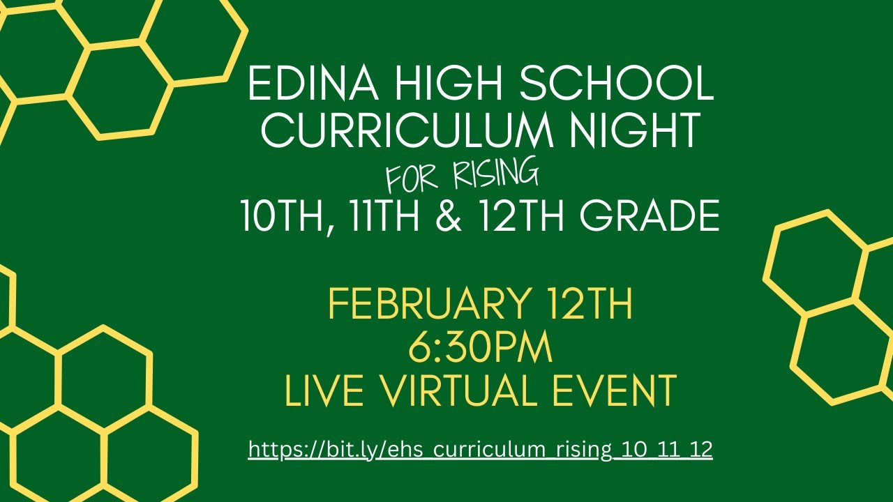 Curriculum Night - Class of 2025, Class of 2026 and Class of 2027 ...