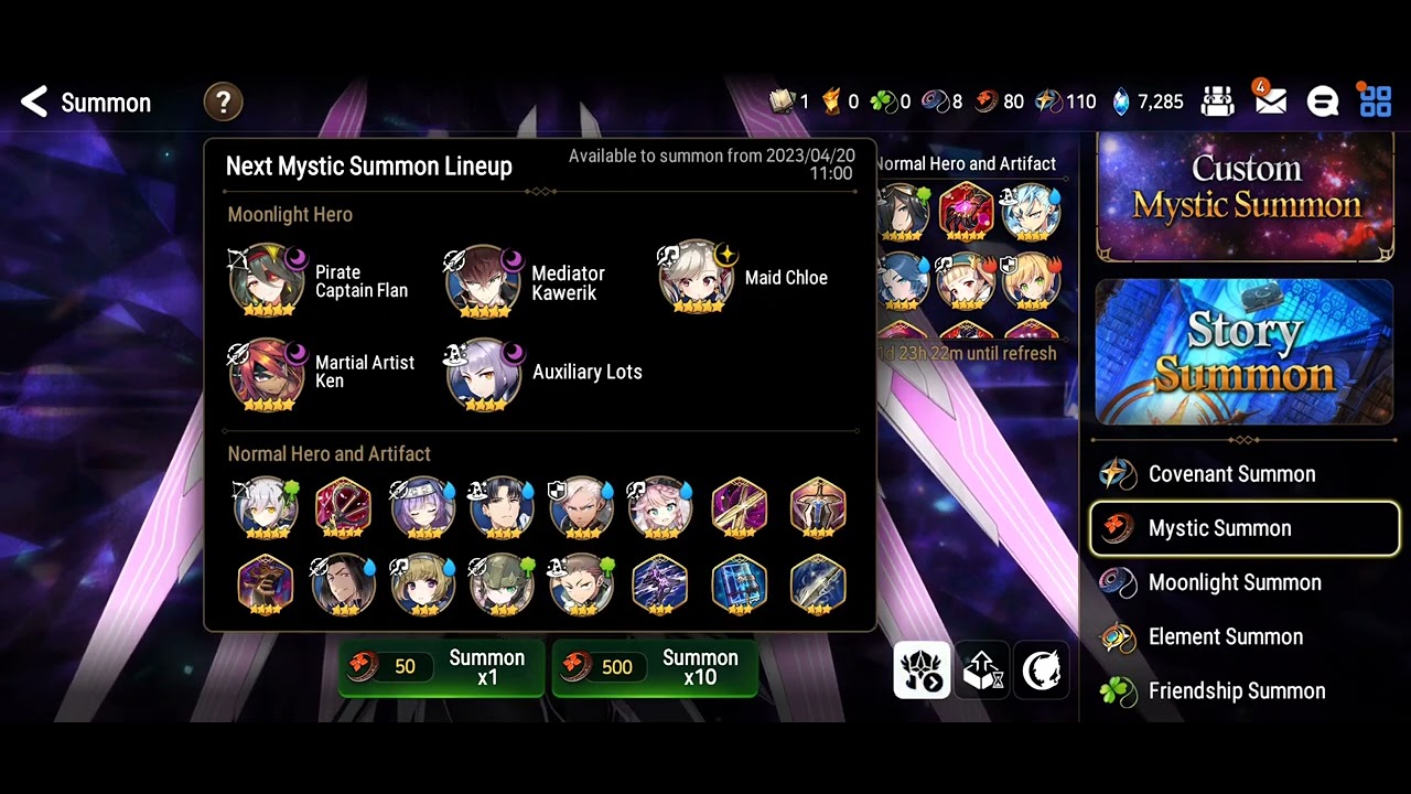 Epic 7 Random summon - YouTube