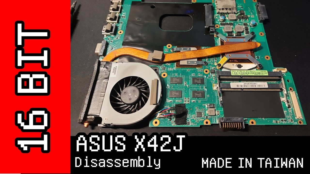 ASUS X42J Disassembly 拆解 - YouTube