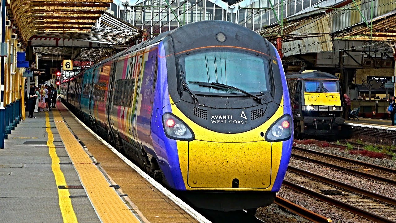 Busy Evening at Crewe Station, WCML - 02/08/24 - YouTube