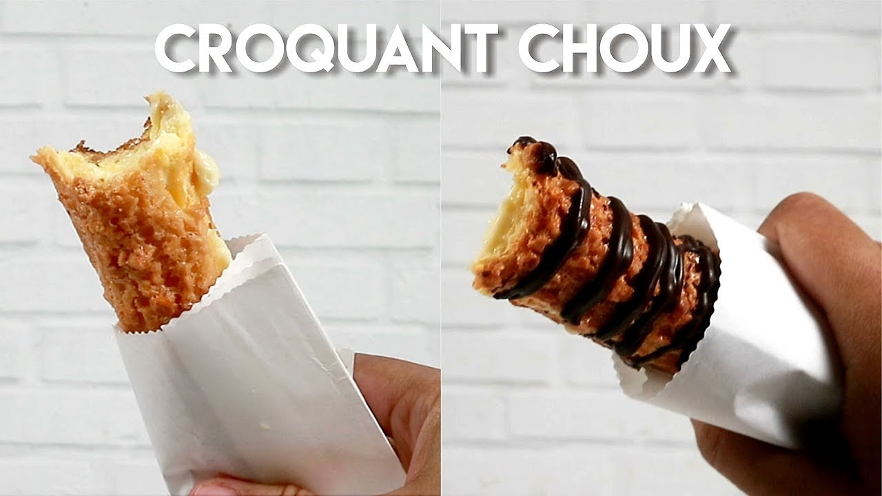 CROQUANT CHOUX (SUS BERLAPIS ALMOND CRISPY DENGAN ISIAN CREAM YANG ...