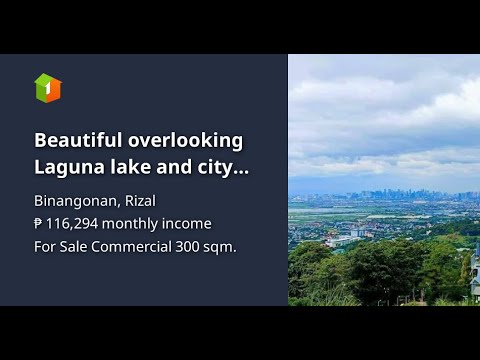 Beautiful overlooking Laguna lake and city view of manila - YouTube