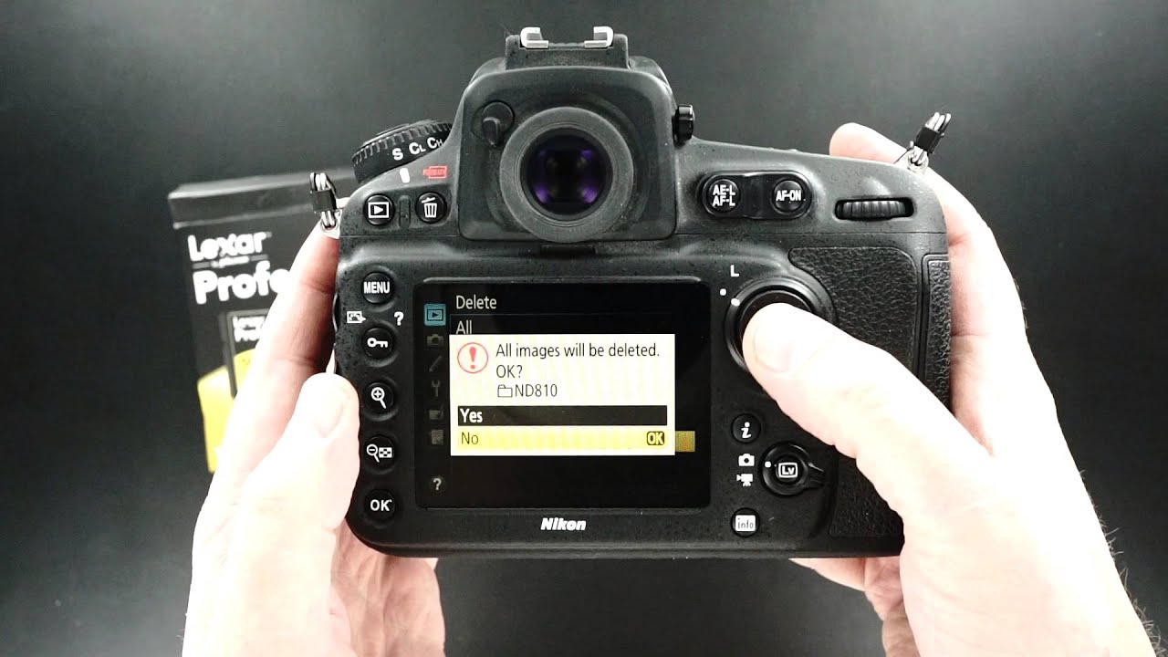 Nikon D810 UDMA Card - YouTube