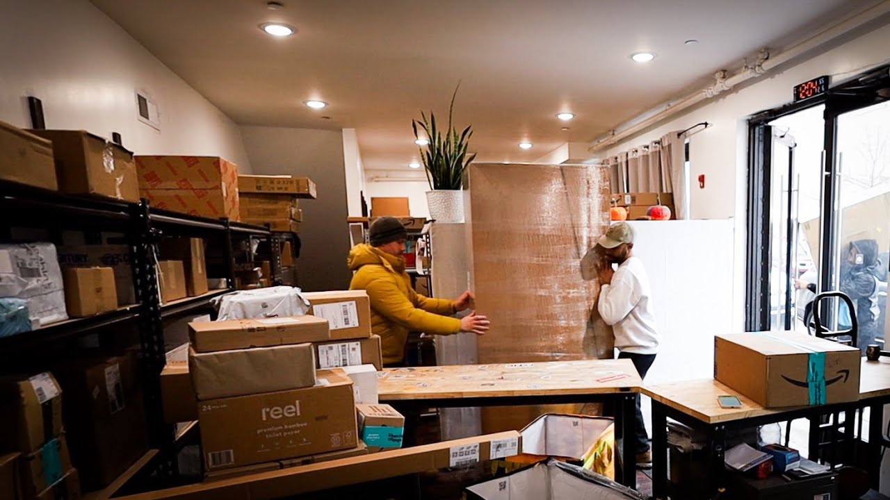 Biggest Package We've Ever Received - YouTube