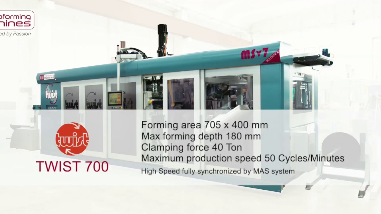 Yogurt - In mould tilting platen TWIST 700 - 22 cavities - YouTube