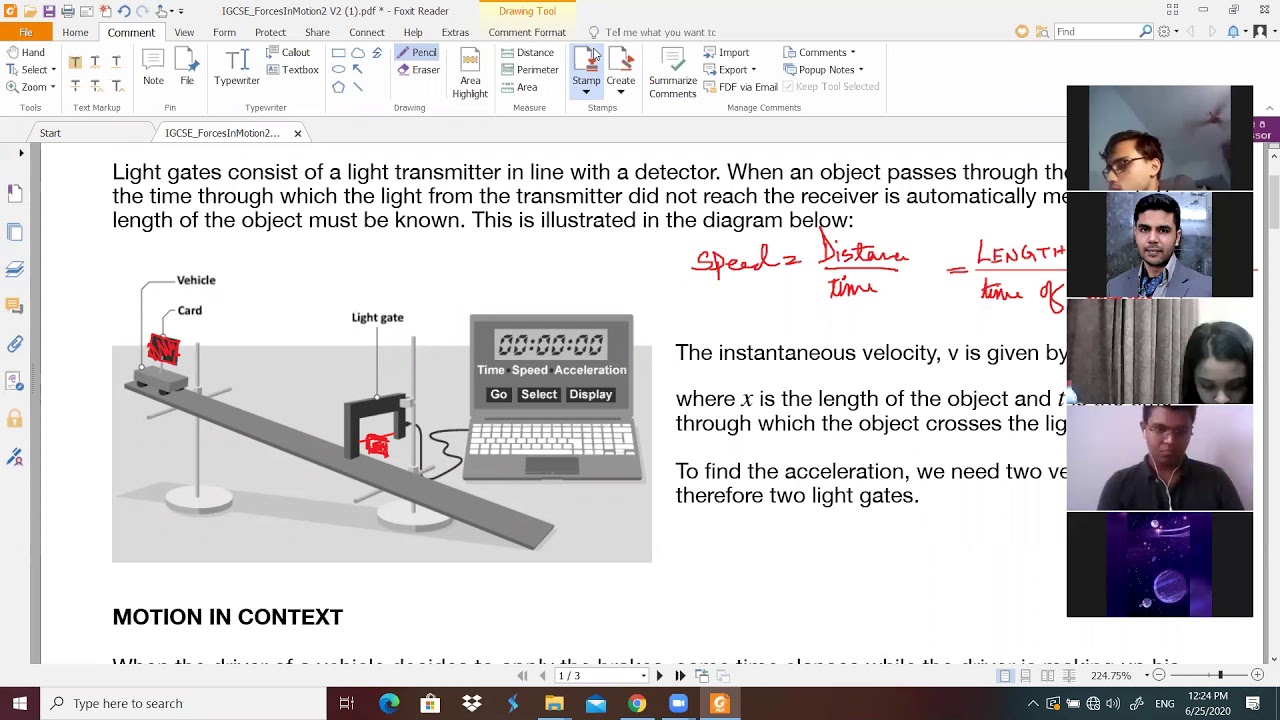 Light gate and Motion in Context - YouTube