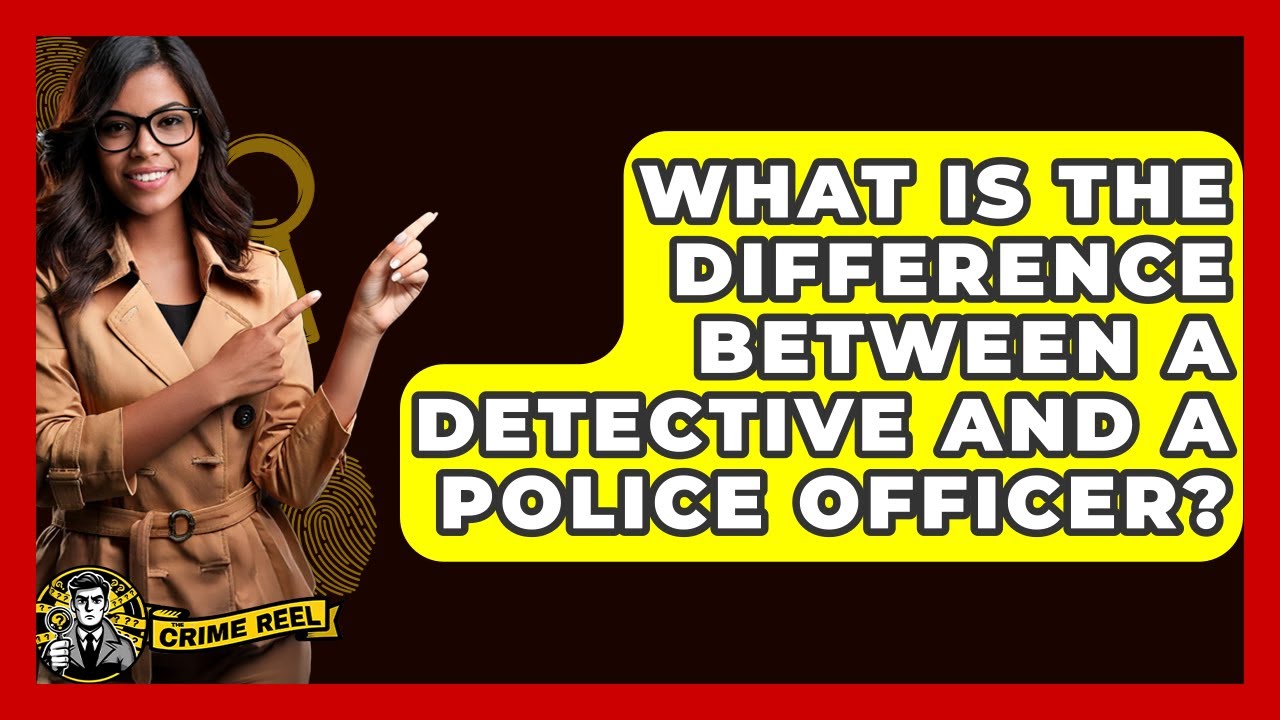 What Is The Difference Between A Detective And A Police Officer? - The ...
