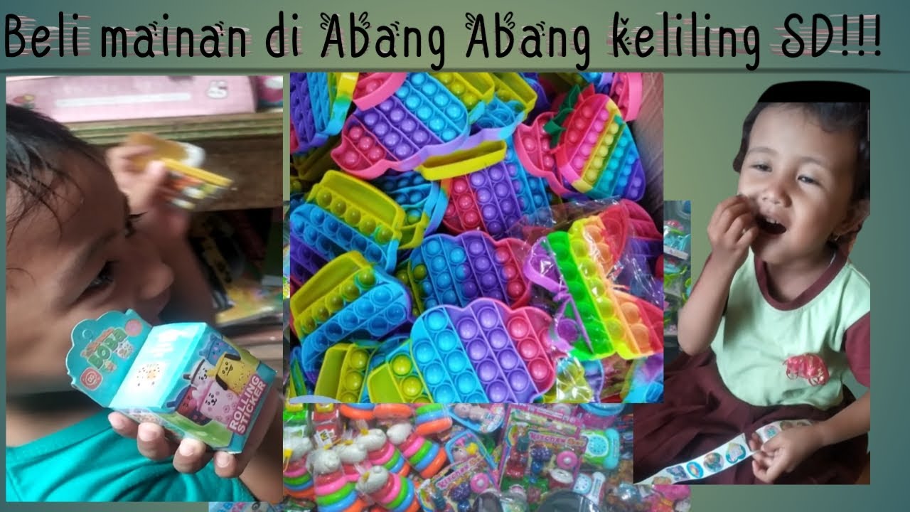 Beli Mainan Di Abang Abang Keliling Sd Youtube