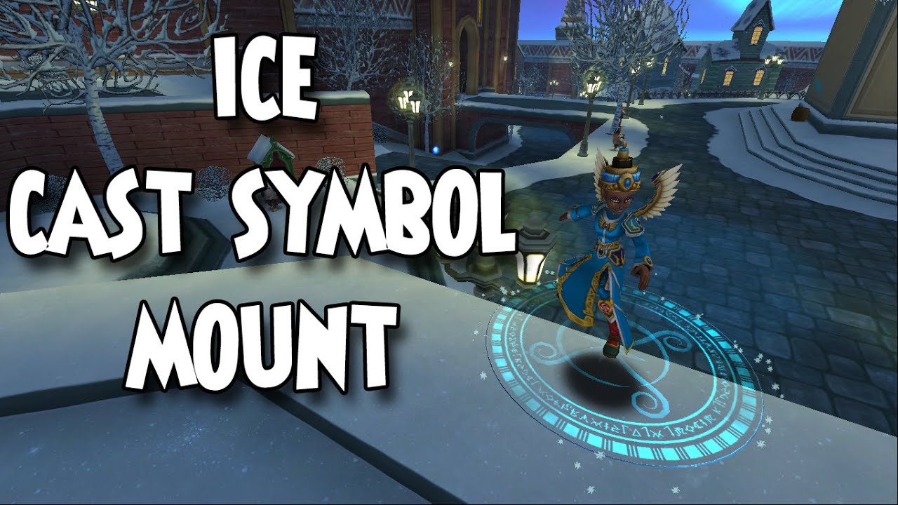 Wizard101: 🥶 ️ICE CAST SYMBOL🥶 ️ Mount Review - YouTube