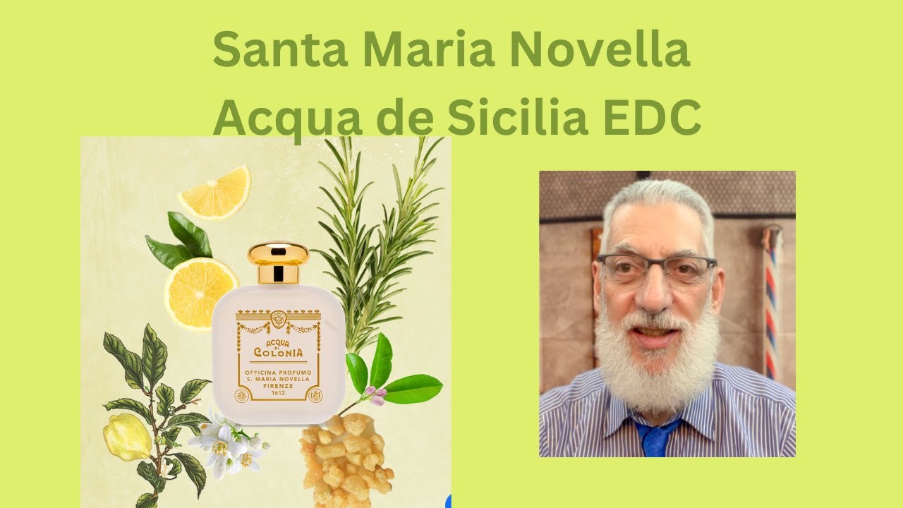 Santa Maria Novella Acqua di Sicilia EDC - YouTube
