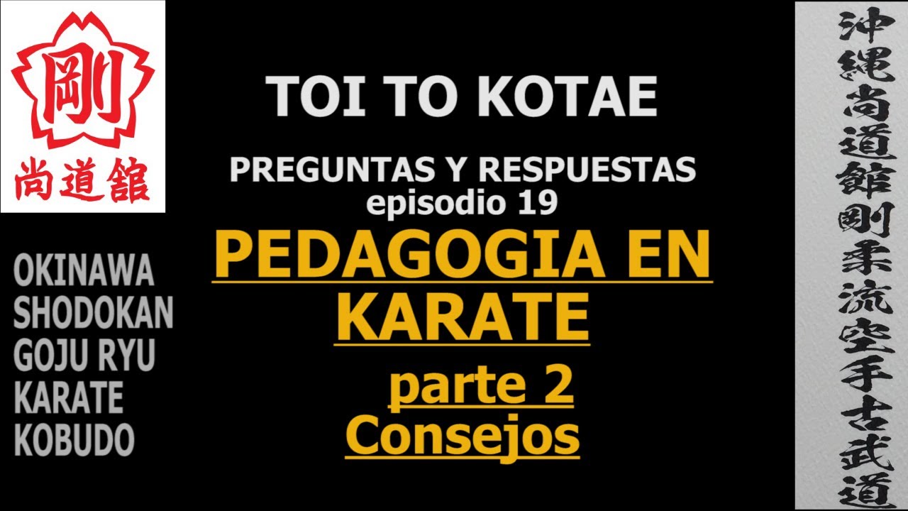toito kotae 19 PEDAGOGIA parte 2 Consejos - YouTube