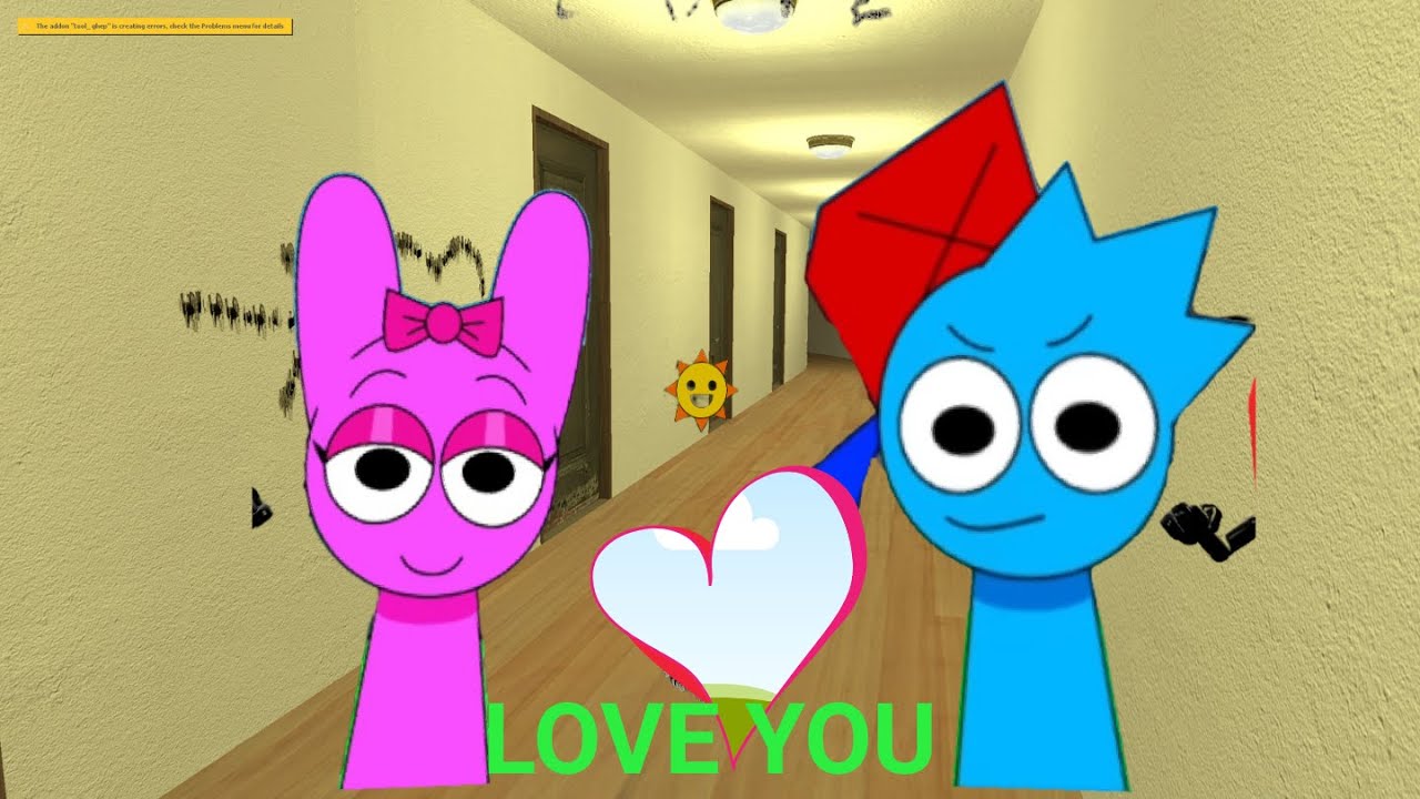 Sprunki Pinki LOVES Sprunki BoyFriend and I celebrated for them in Gmod ...