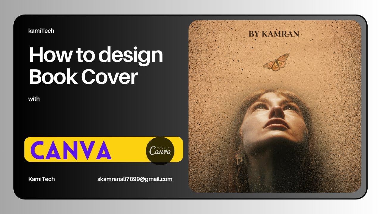 How To design Book Cover With Canva #bookcoverdesign #books #designer # ...