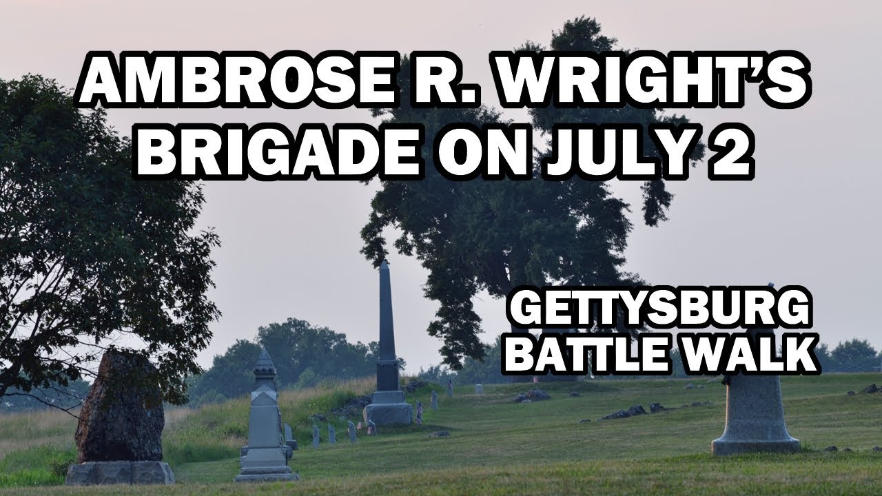 Ambrose Wright's Georgians on July 2 - Gettysburg Battle Walk with ...
