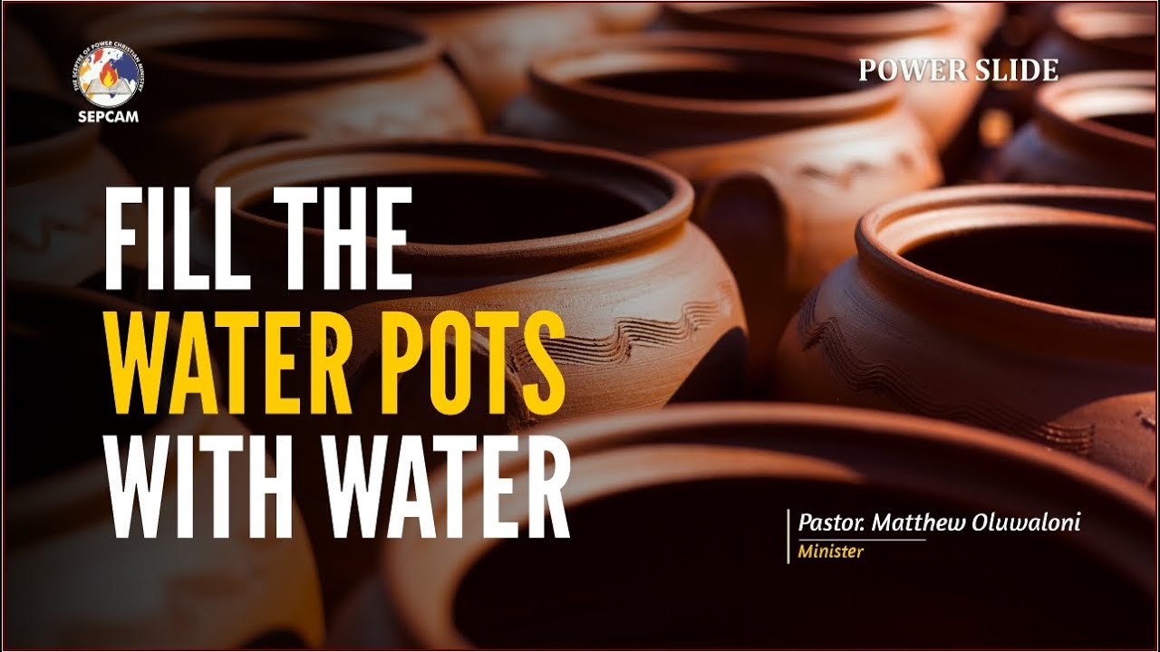 FILL THE WATER POTS WITH WATER - YouTube