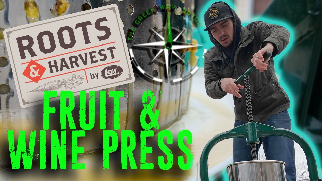 VLOG 13 - Call me Juice Man - Making juice with Roots & Harvest fruit press - The Green Way ...