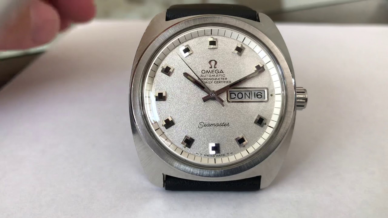Omega Seamaster Chronometer 1970’s automatic - YouTube
