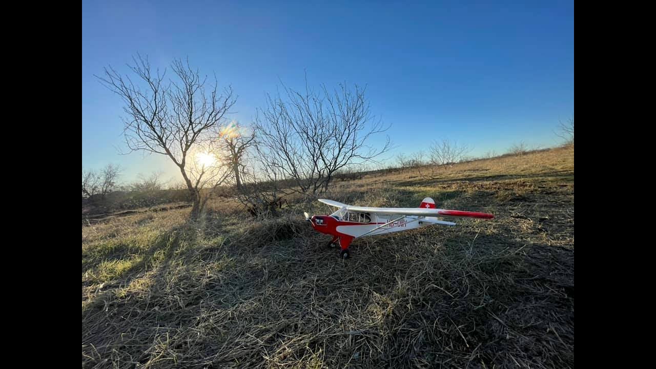 Scale FPV FMS J3 CUB 1400mm STOL practice - YouTube