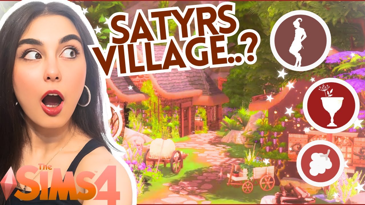 This No CC Satyr Village is Oddly Cozy… (Sims 4 Full Build) - YouTube