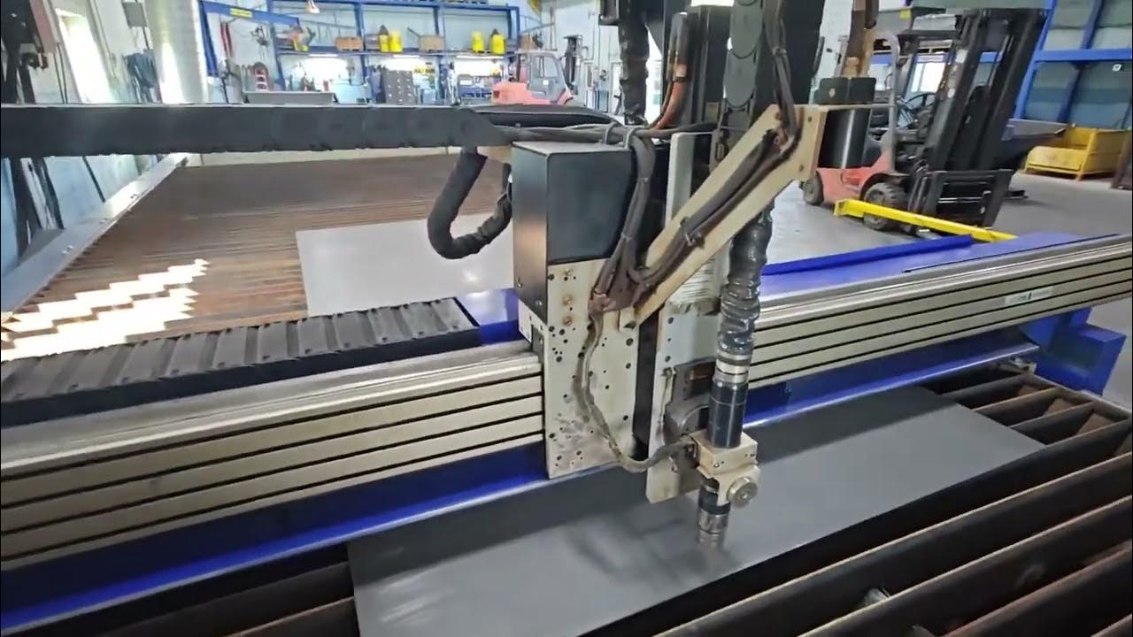 Messer Metal Master Evolution 8' x 20' CNC Plasma Cutting Table - YouTube