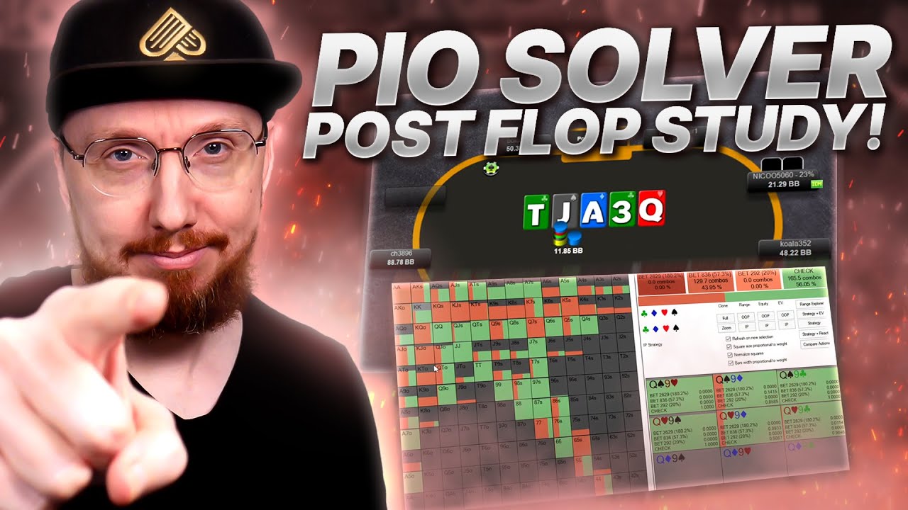 Postflop study with PIOSolver with Gareth James - YouTube