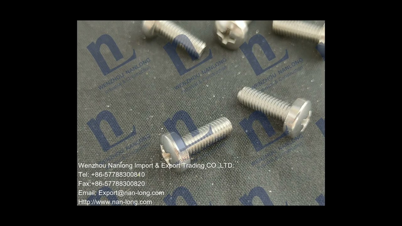 DIN 7985 Cross Recessed Raised Cheese Head Screws | Wenzhou Nanlong ...
