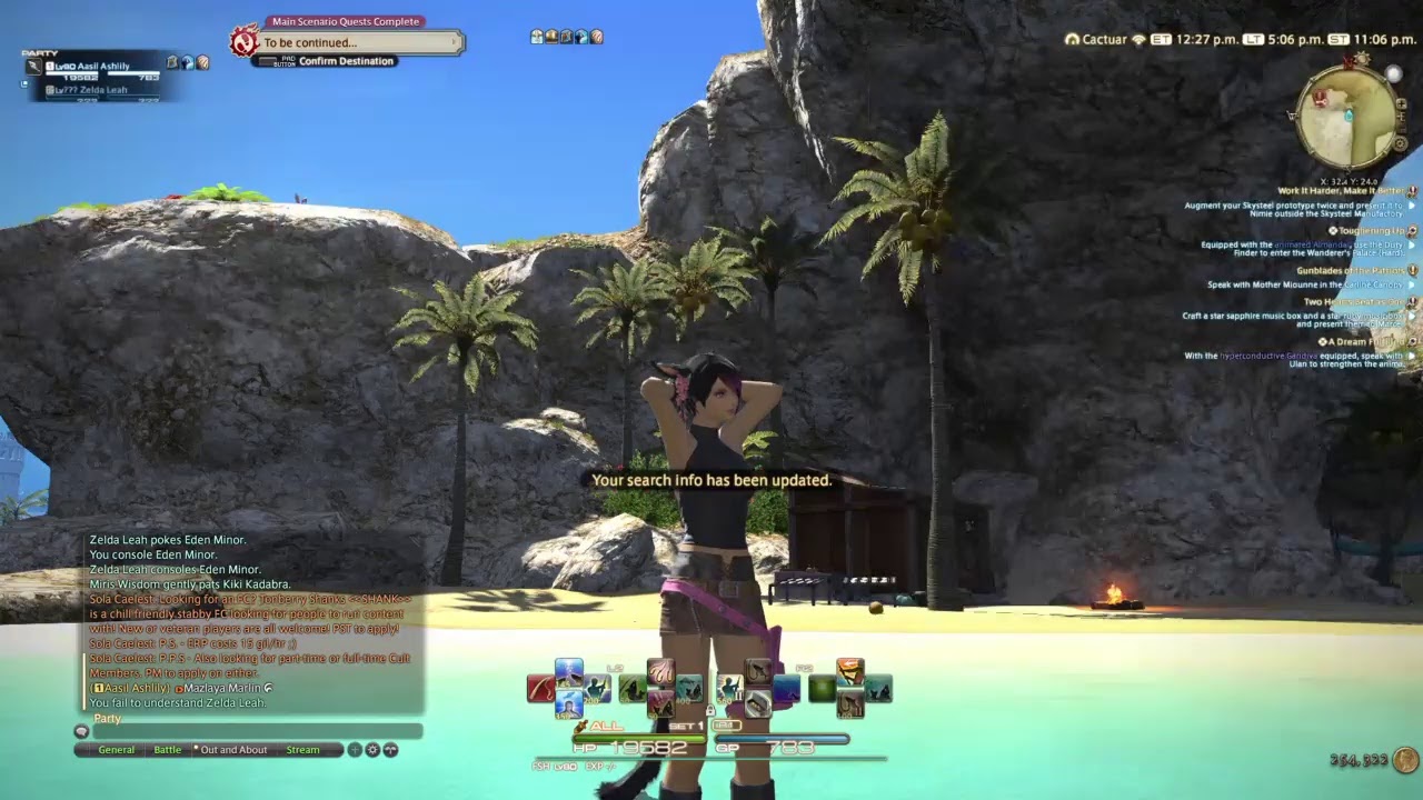 FFXIV Cactuar, Trials and stuff! (continued) - YouTube