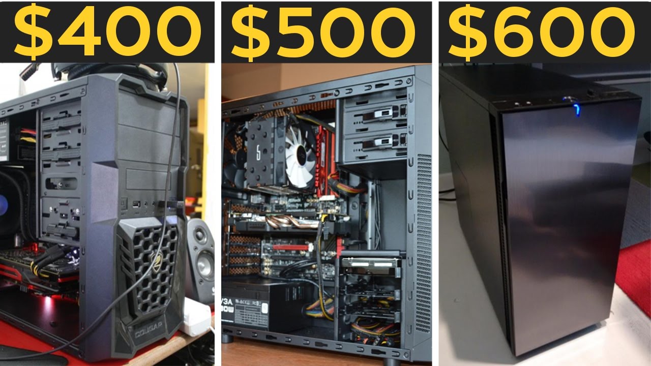 $400, $500, $600 GAMING PCS! - Budget PC Builds October 2016 - YouTube