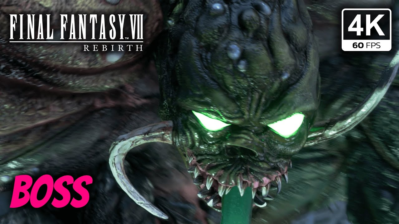 Final Fantasy 7 Rebirth - Boss Fight - Specimen H1024 - 4K 60FPS - No ...