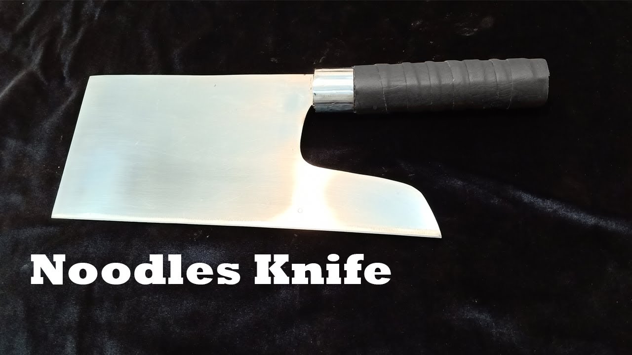 Making Japanese Noodles Knife | Kitchen Cleaver - YouTube
