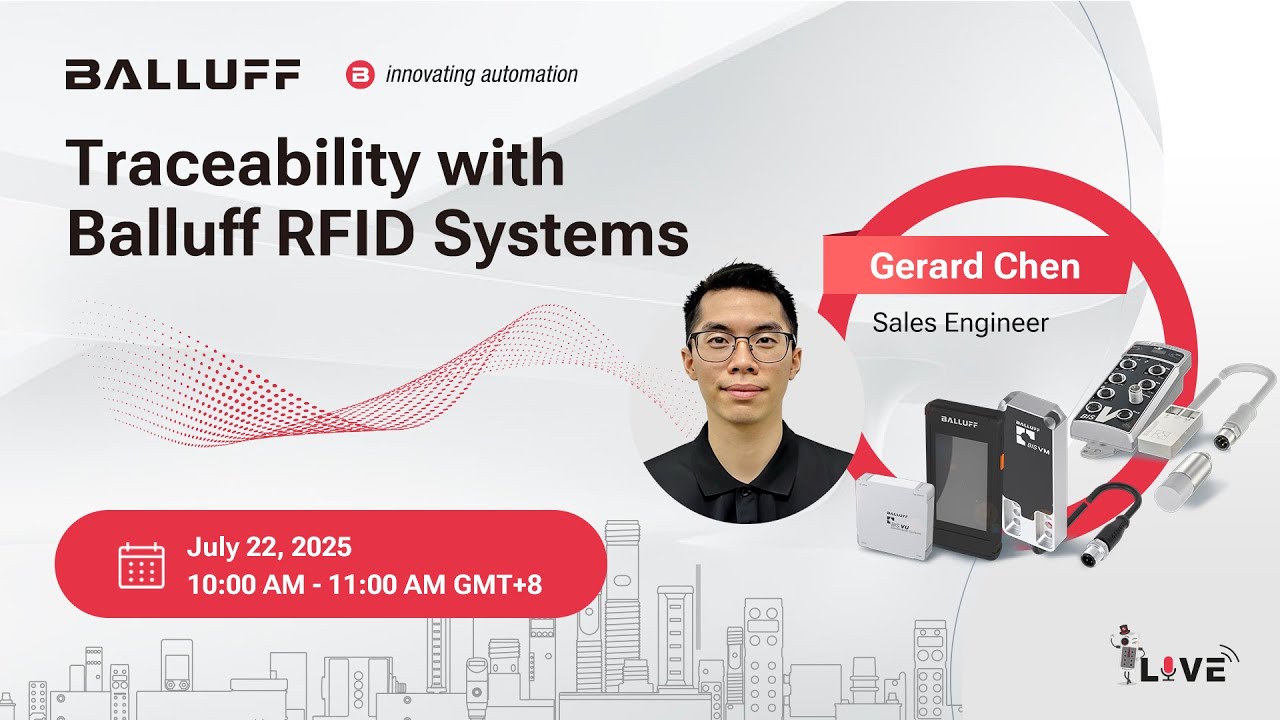 Webinar | Traceability with Balluff RFID Systems - YouTube