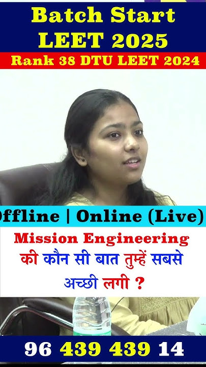 LEET Preparation in Delhi | LEET Exam After Diploma | Lateral Entry ...