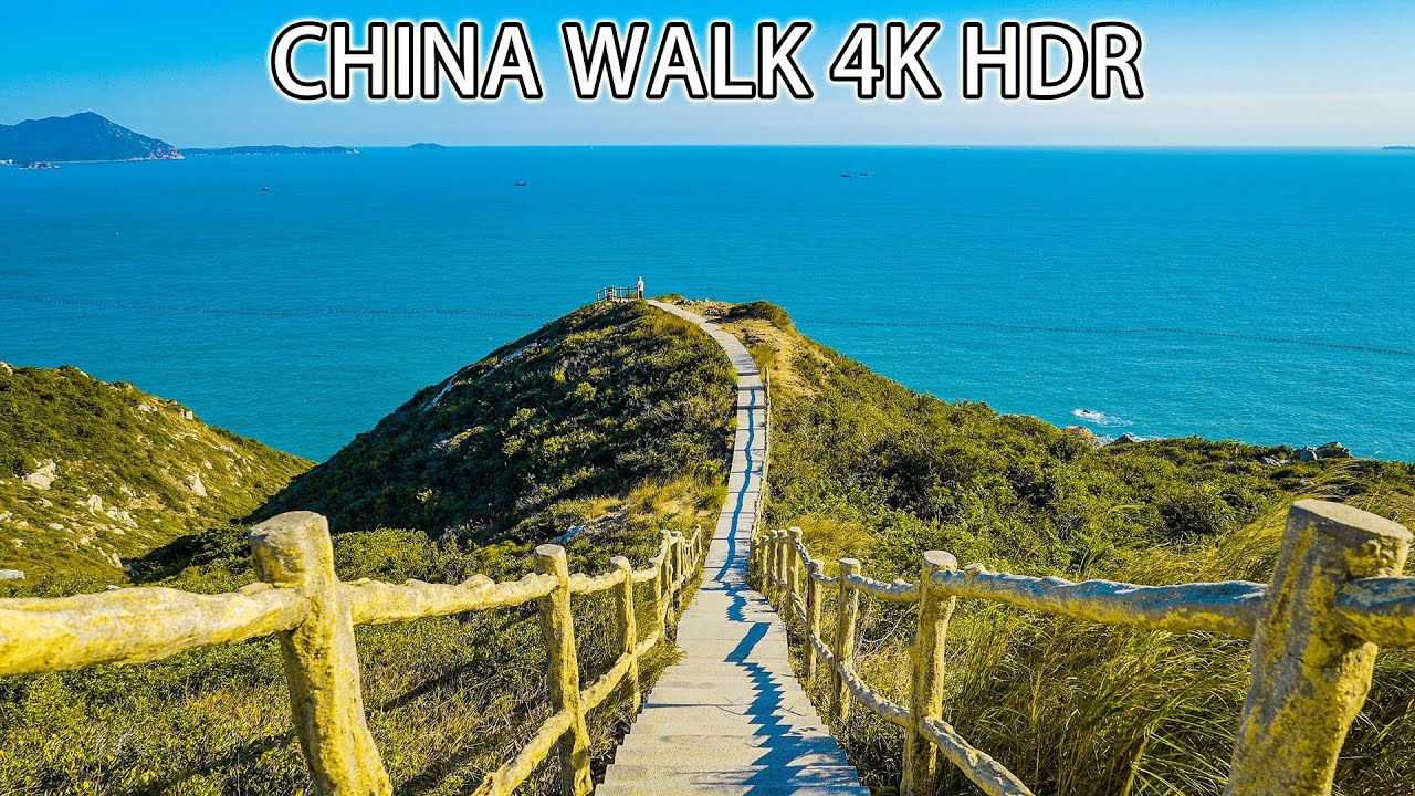 Walking on the most beautiful coastline in Shenzhen, China 4K HDR - YouTube