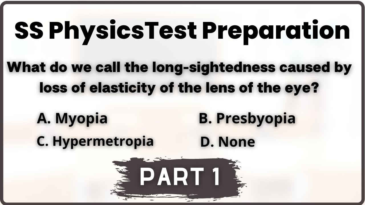 SS Physics Preparation | Subject Specialist Physics | Top 20 physics MCQs | SS Physics PPSC ...