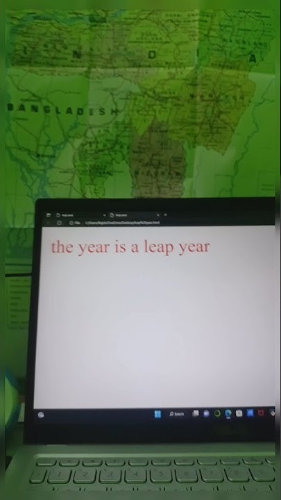 Code to find Leap Year#javascript#html #notepad#basic#like #subscribe#coding #shorts#learn# ...