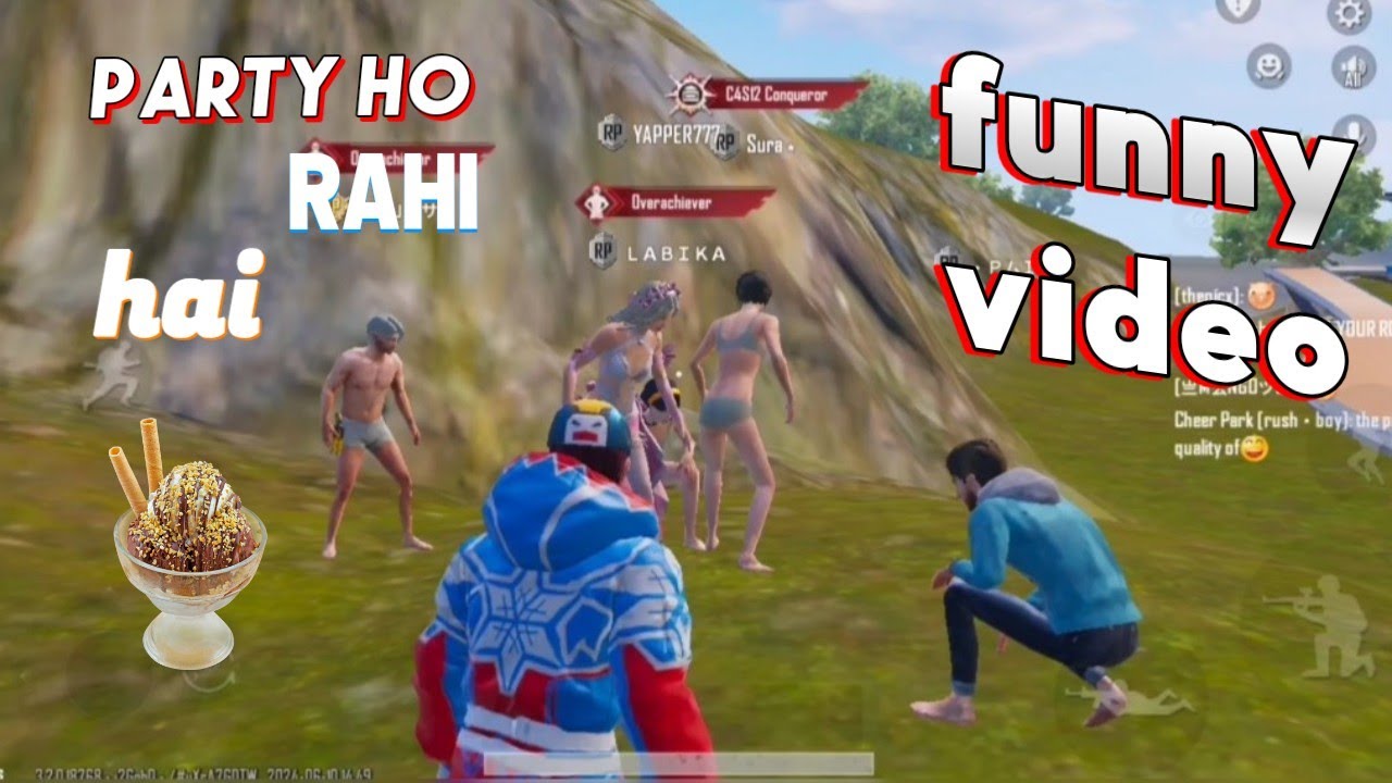 ye hamara yaha party ho rahi hai | Party | BGMI cheer park | #funny # ...