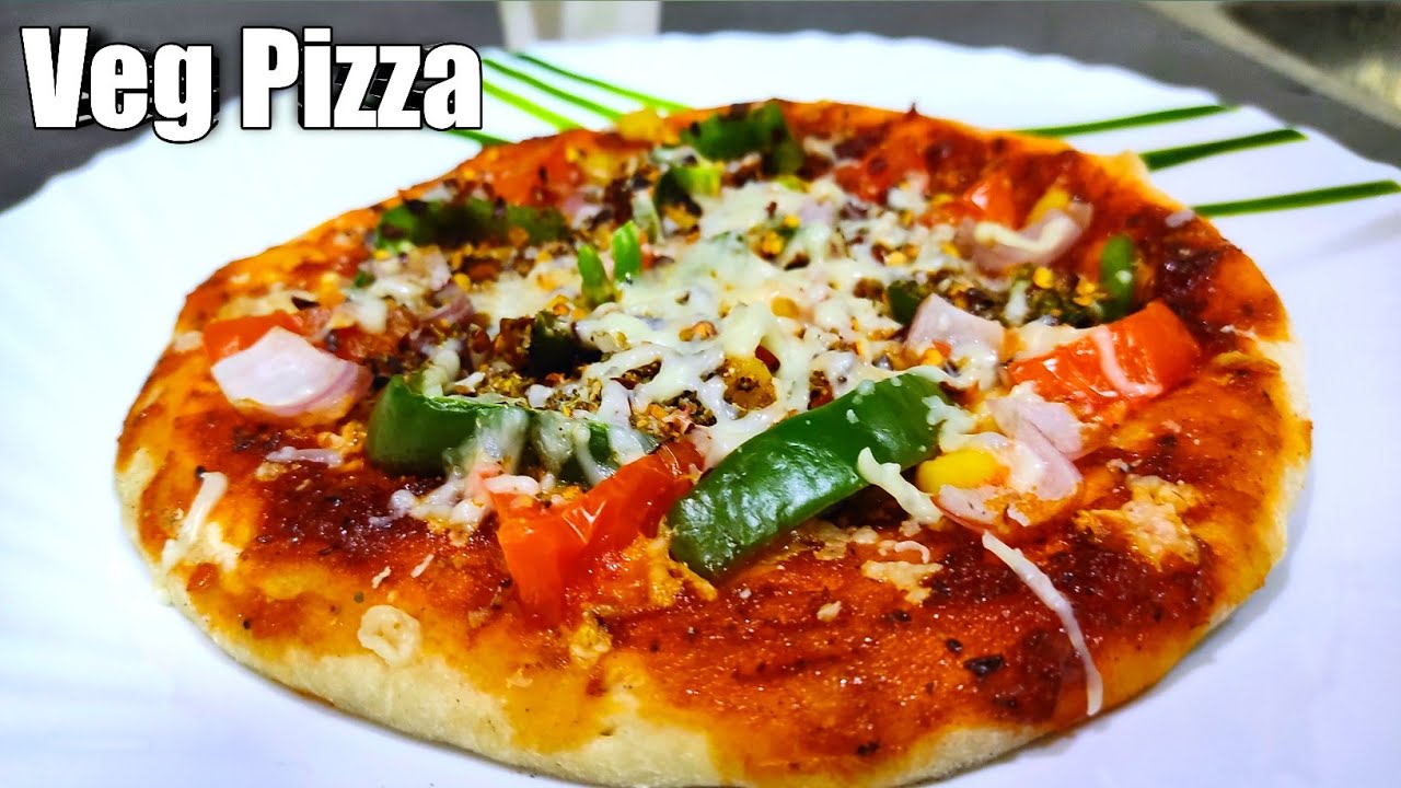 Veg Pizza || Homemade Veg Pizza 🍕|| Easy Veg Pizza || Veg Pizza Recipe ...
