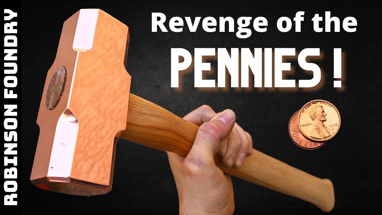 Making A Solid Copper Sledge Hammer HAMMER TIME YouTube