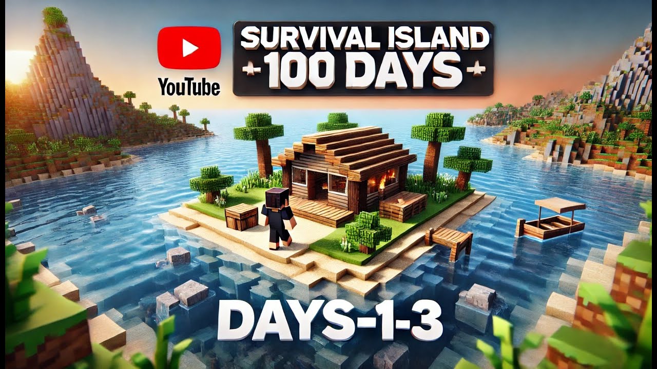 Survival Island: 100 Days – Days 1 to 3! - YouTube