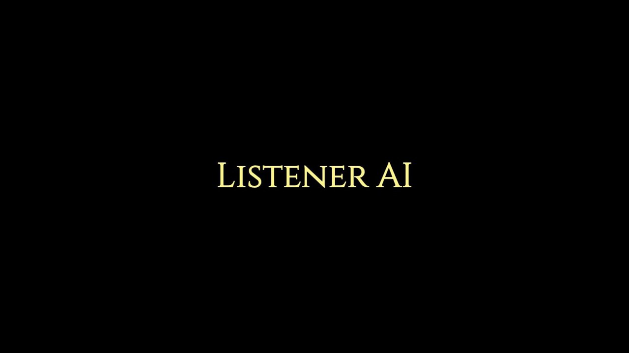 Listener AI 新手指南影片 - YouTube