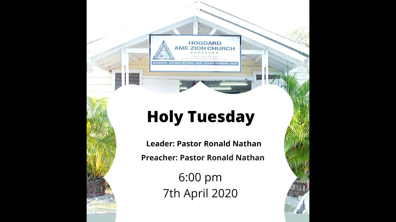 Holy Tuesday - 7th April 2020 - YouTube