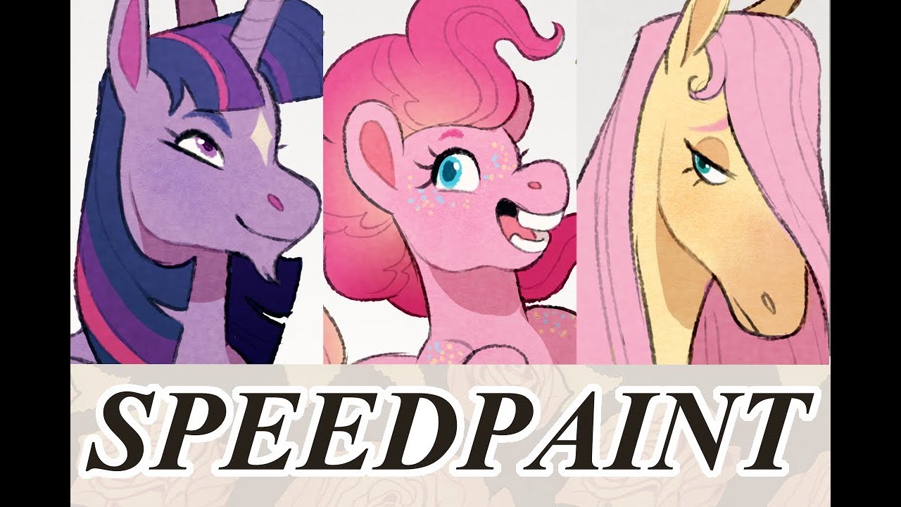 MLP: Mane 6 [SPEEDPAINT] - YouTube