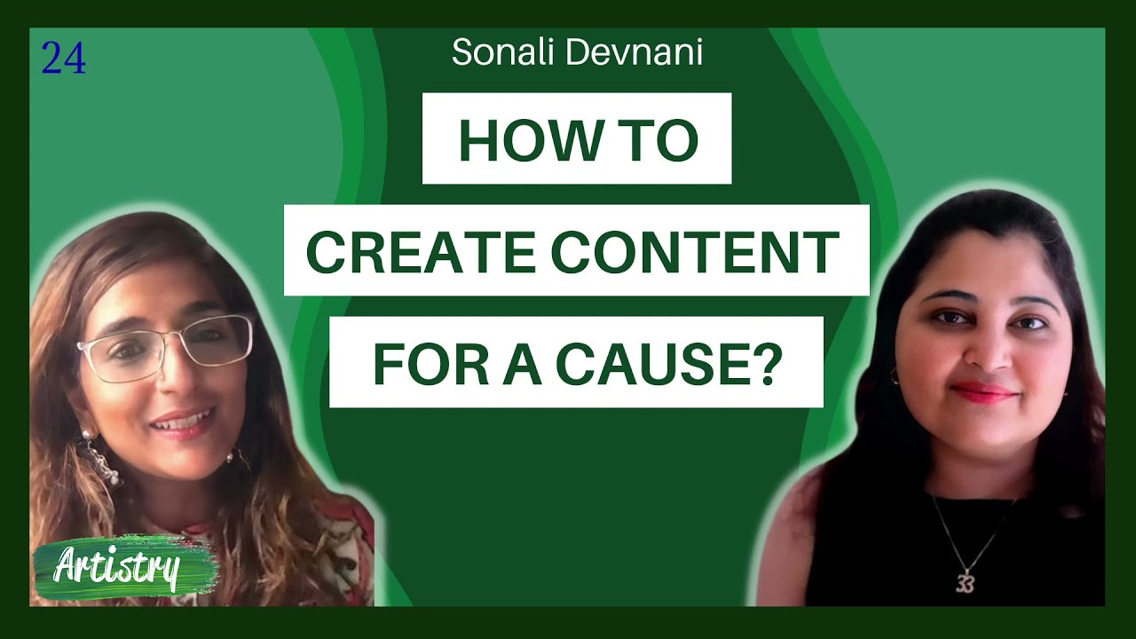 Artistry Ep 8 : Sonali Devnani : Award -winning Documentary filmmaker ...